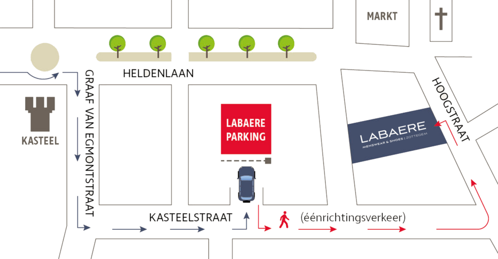 Gratis parkeren in onze privéparking | LABAERE ZOTTEGEM